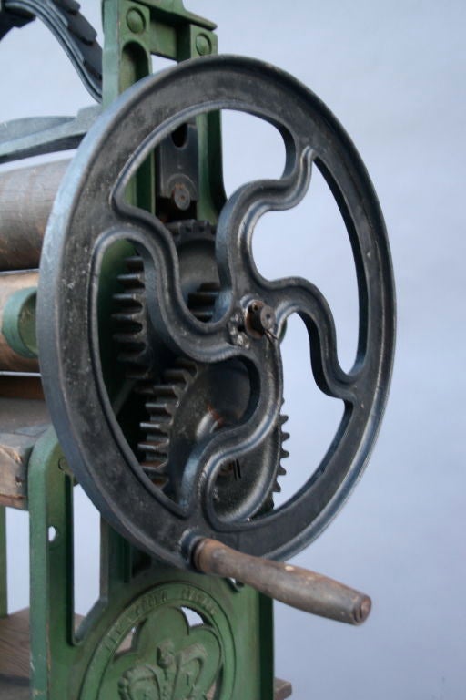 Large Industrial-Size Cast Iron Wringer at 1stDibs