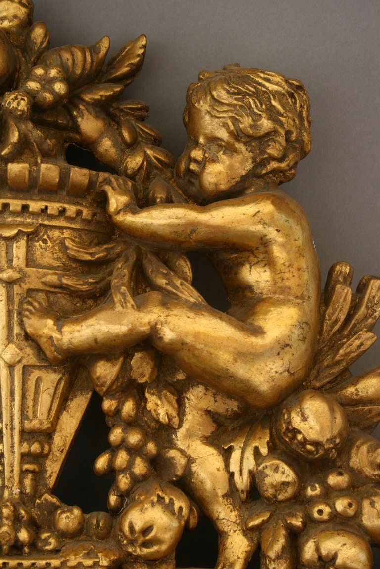 Ornately Carved French Mirror at 1stDibs