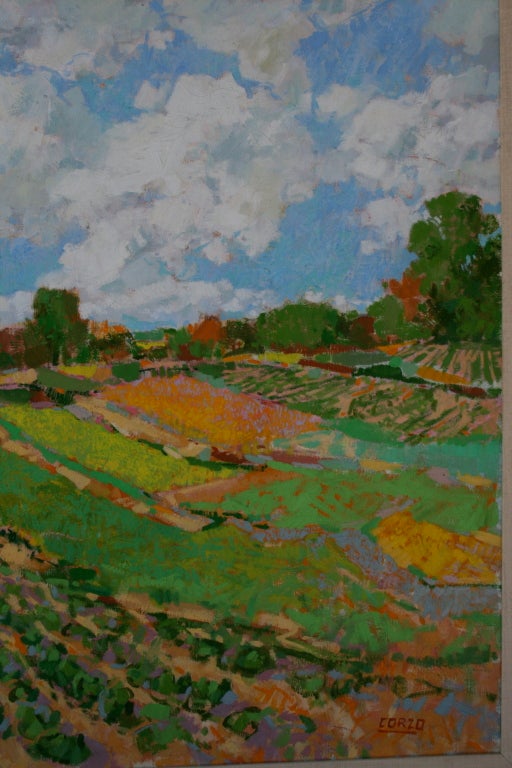 Painting Of Provence France By Sotiris Corzo at 1stDibs | painter of ...