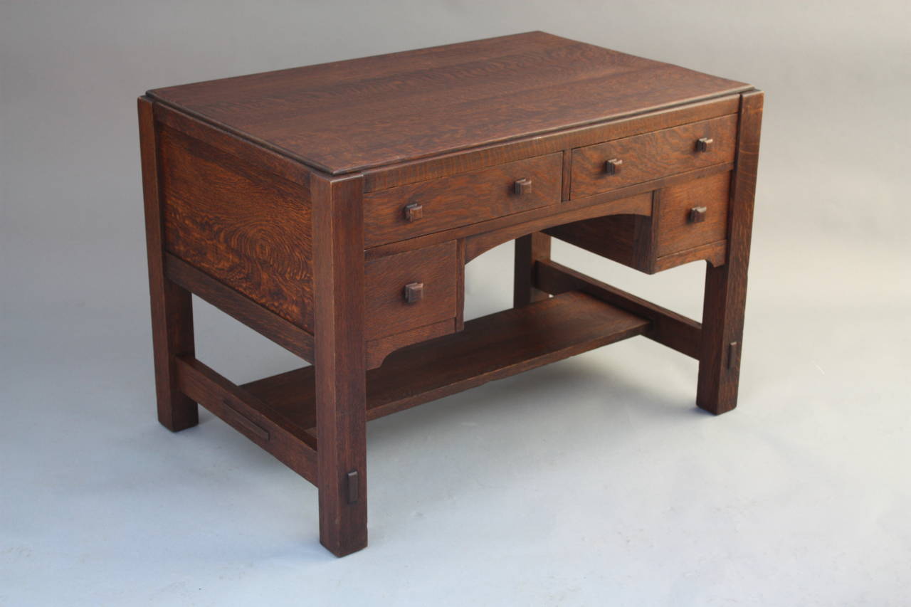 Signed Limbert Desk Circa 1910 at 1stDibs