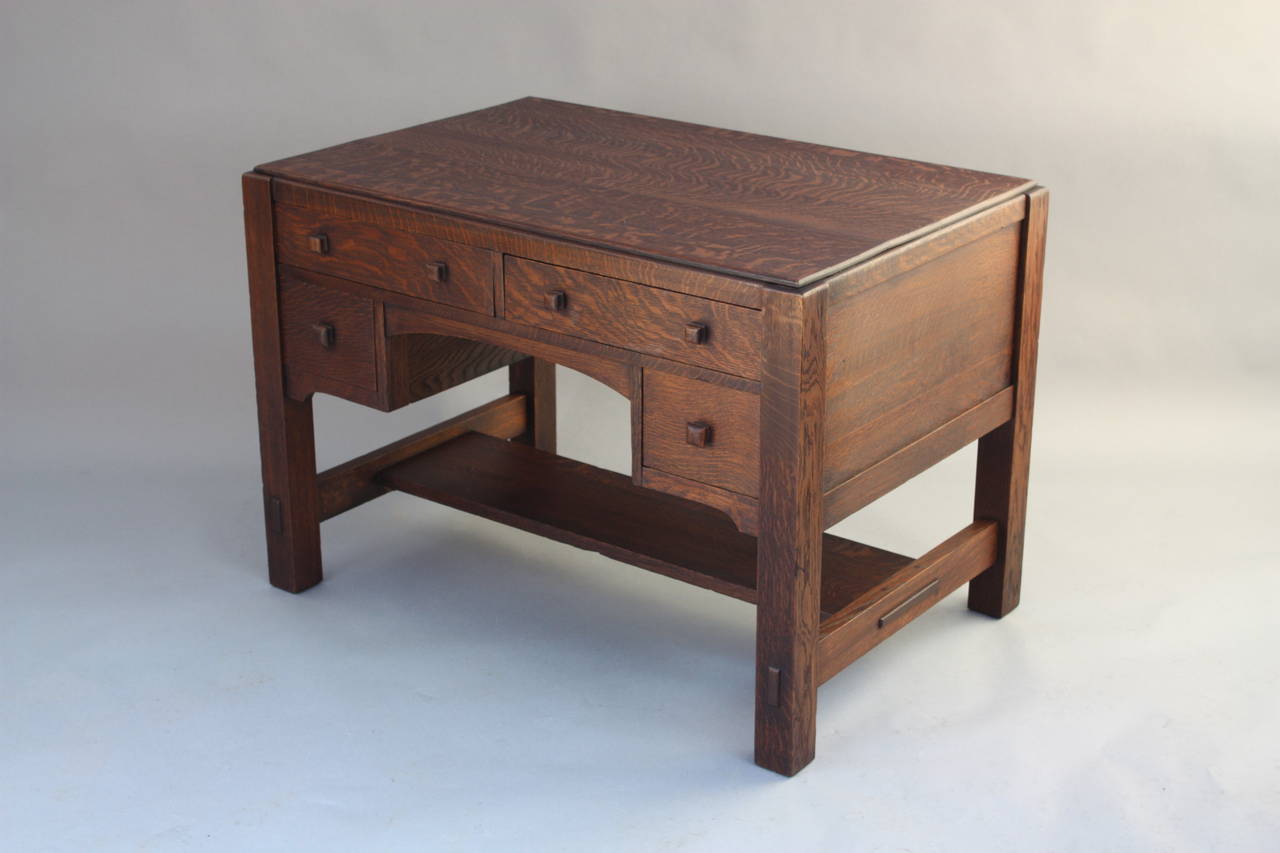 Signed Limbert Desk Circa 1910 at 1stDibs