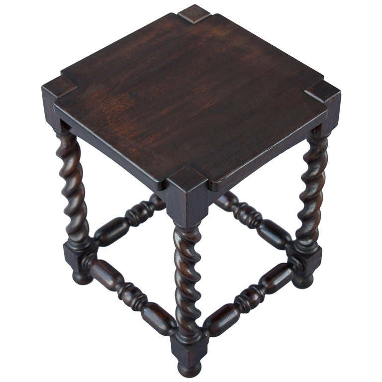 1920's Small Stickley Brothers Dark Walnut Table at 1stDibs