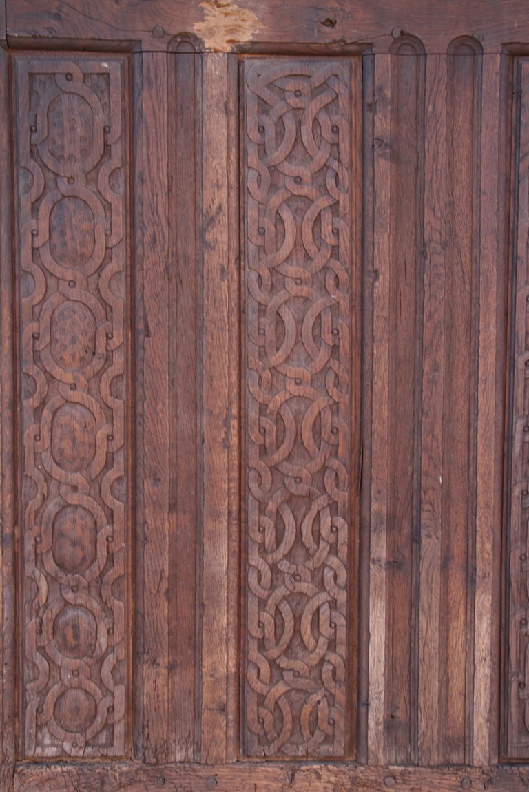 Large-scale Carved Wooden Panel at 1stDibs