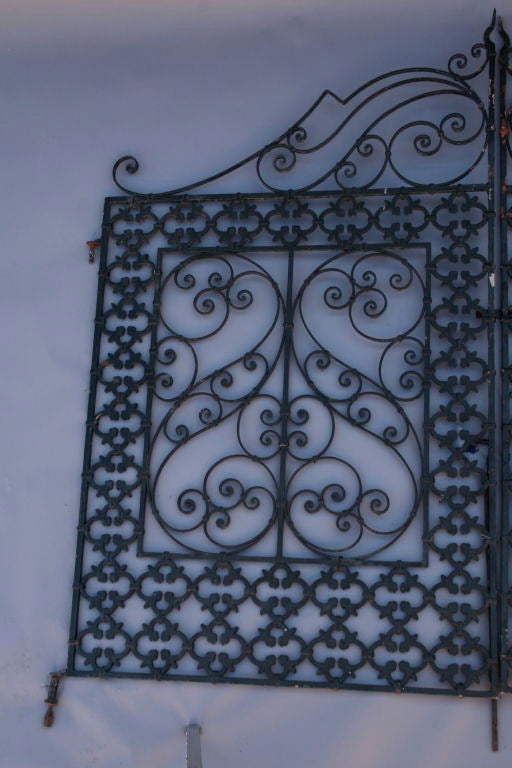 Spanish Revival Wrought Iron Driveway Gate at 1stDibs | spanish style ...