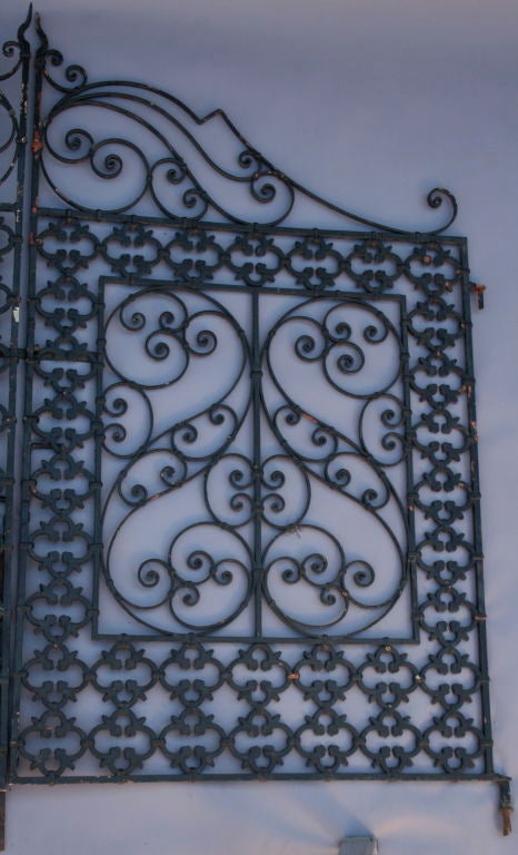 Spanish Revival Wrought Iron Driveway Gate at 1stDibs | spanish style ...