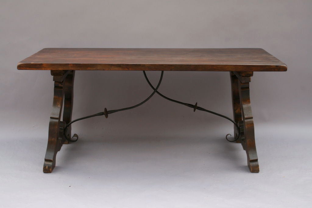 1920's Spanish Revival Dining Table at 1stDibs