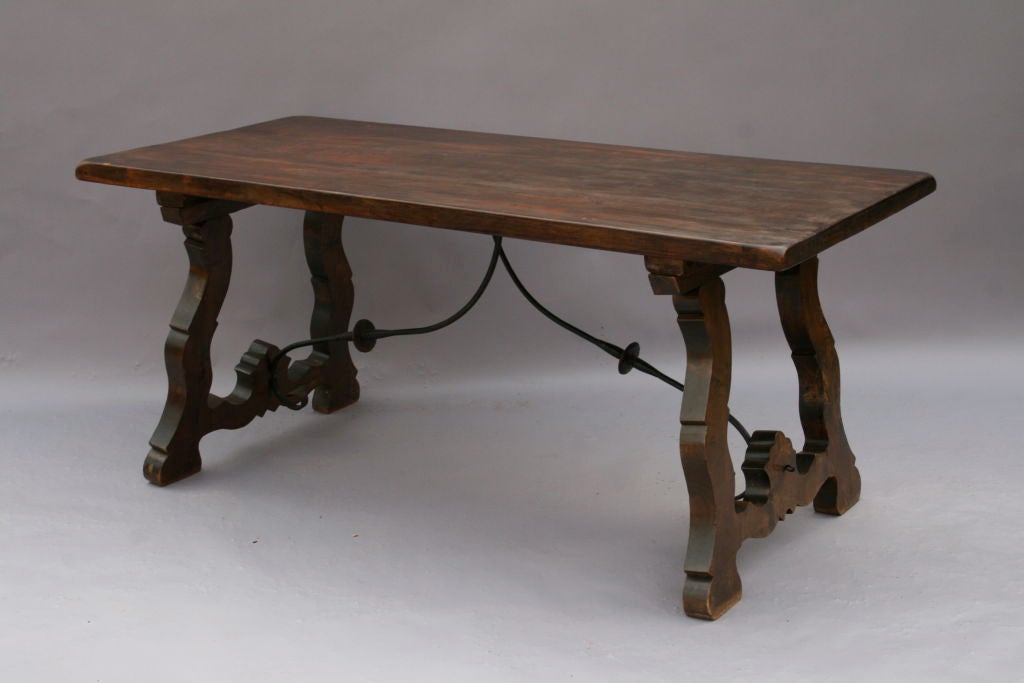 1920's Spanish Revival Dining Table at 1stDibs
