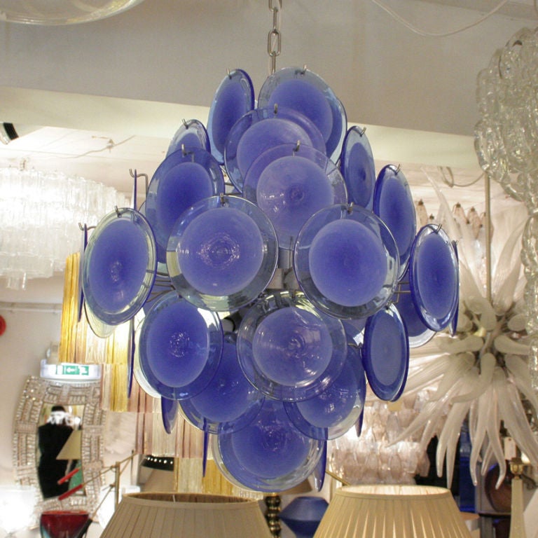 Vistosi discs ceiling light fixture at 1stDibs