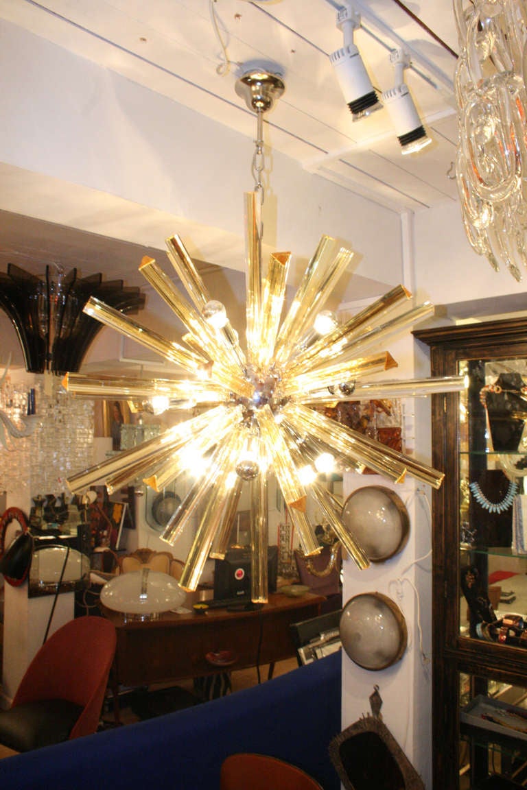 "Explosion" ceilling light at 1stDibs