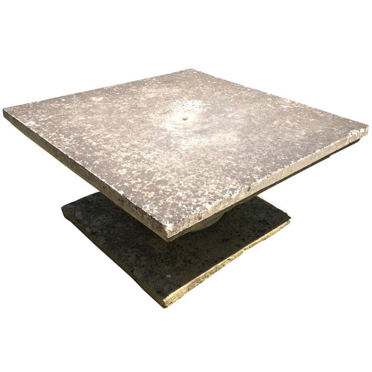 Large English Stone Coffee Table at 1stDibs