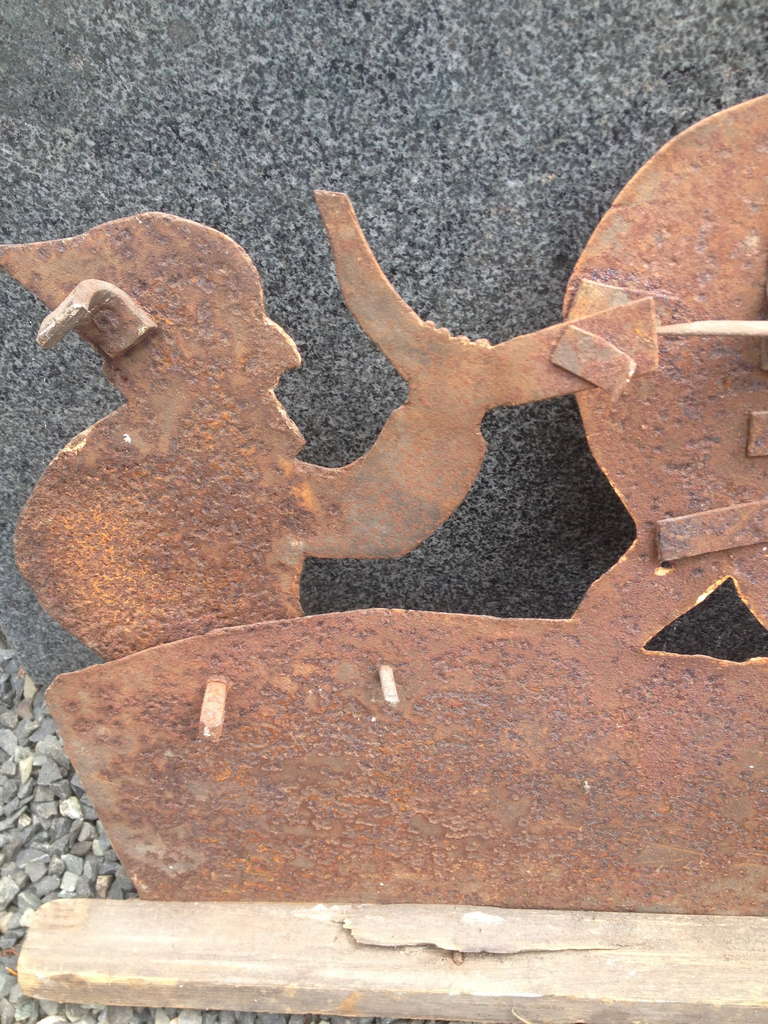 French Pig and Elf Carnival Shooting Target at 1stDibs