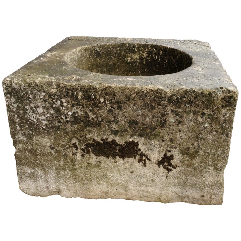 18th C English Stone Wellhead with Provenance at 1stDibs
