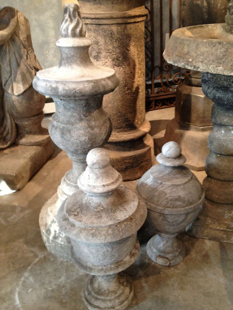 19th Century Marble Finials at 1stDibs