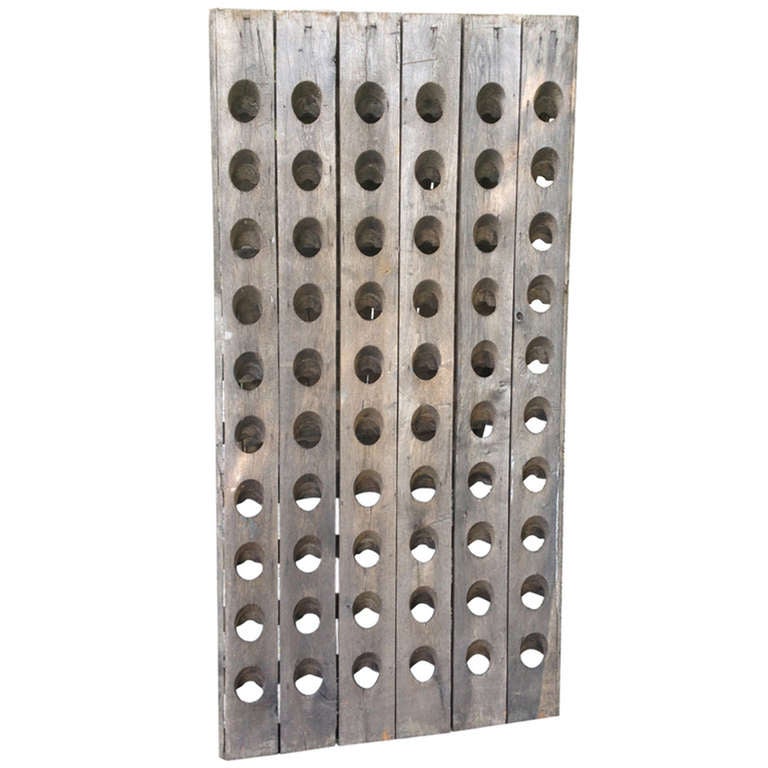 French Oak Champagne Riddling Rack at 1stDibs
