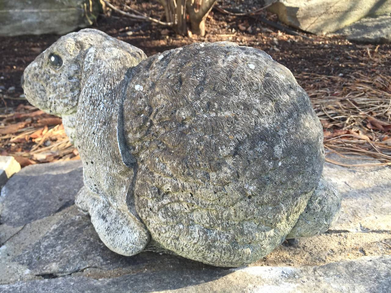 English Cast Stone Lop-Eared Bunny Statue at 1stDibs