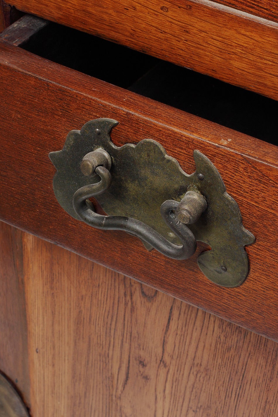 19th Century Chinese Buffet with Drawers, Doors and Traditional Iron ...