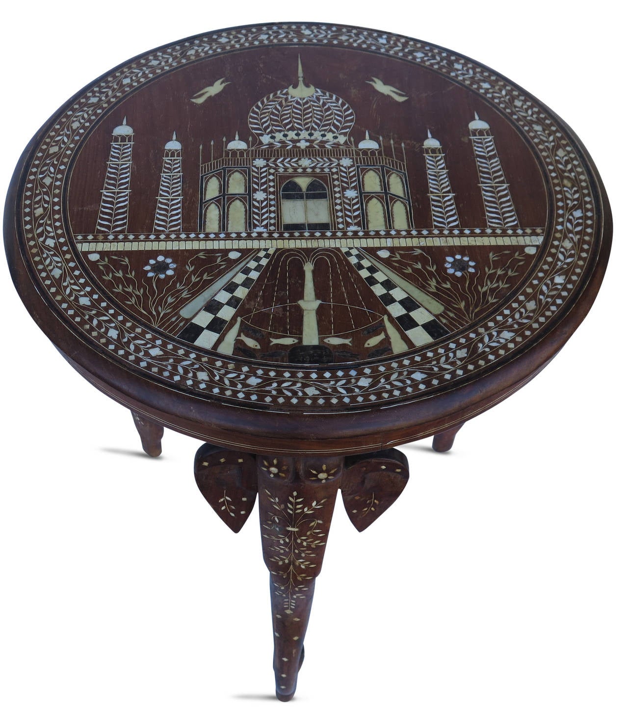 19th Century Anglo Indian Elephant Leg Side Table at 1stDibs | elephant ...