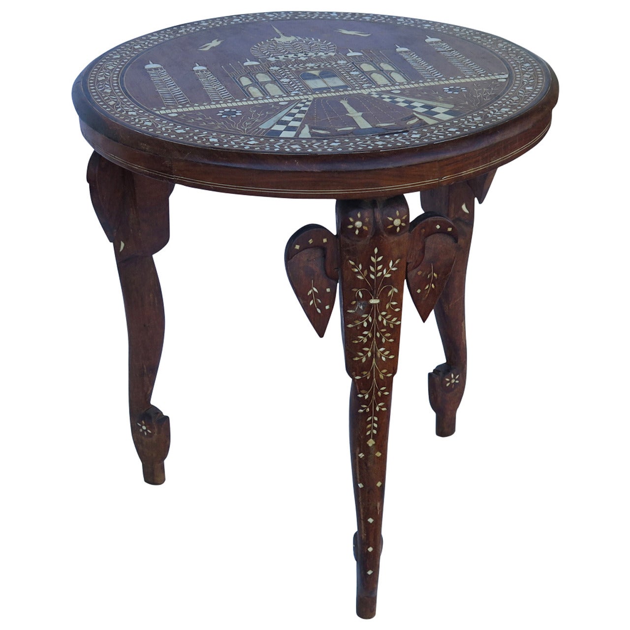 19th Century Anglo Indian Elephant Leg Side Table at 1stDibs | elephant ...