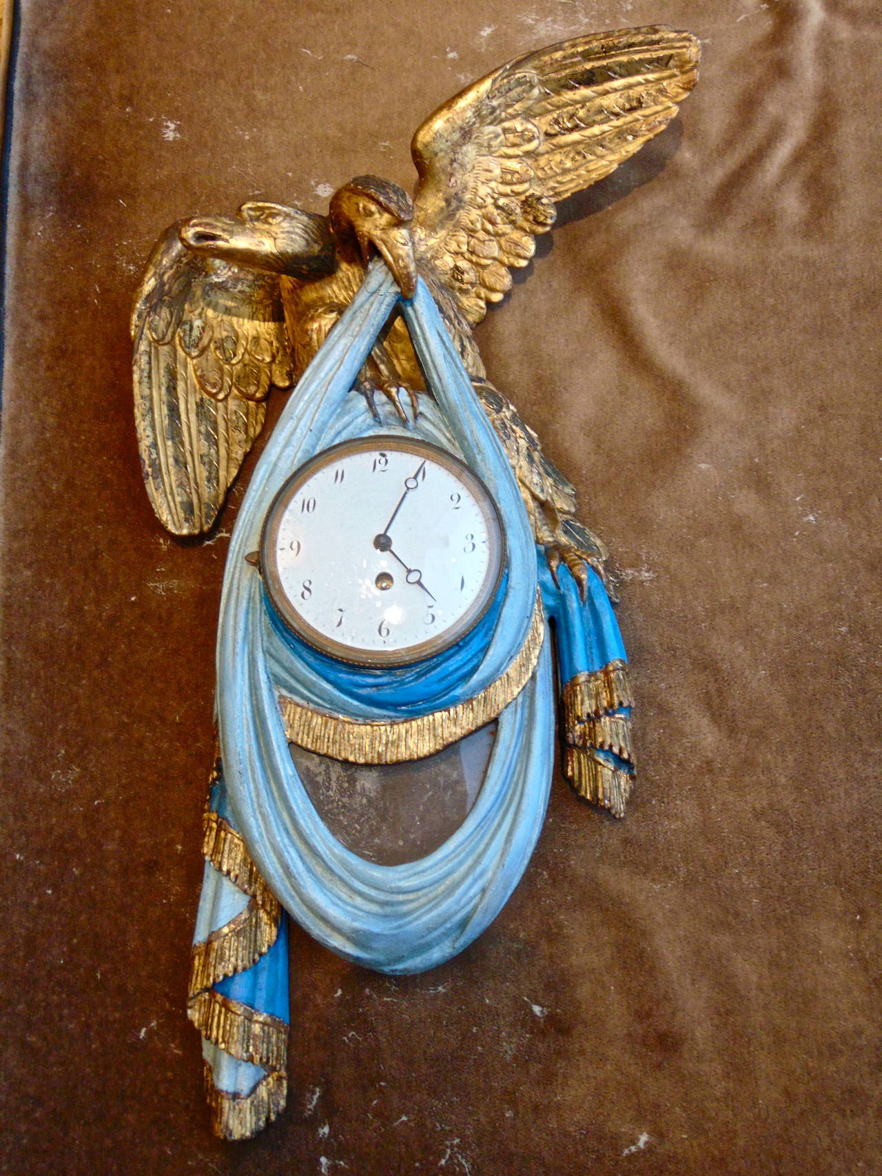 Austrian Neoclassical Period, Double-Headed Eagle Wall Clock For Sale ...