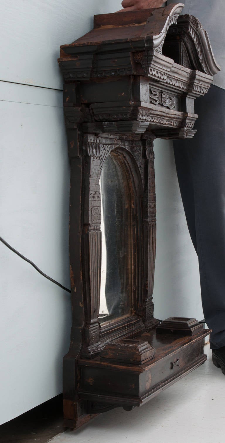 French Early 18th Century Church Altar Mirror at 1stDibs | mirror on altar