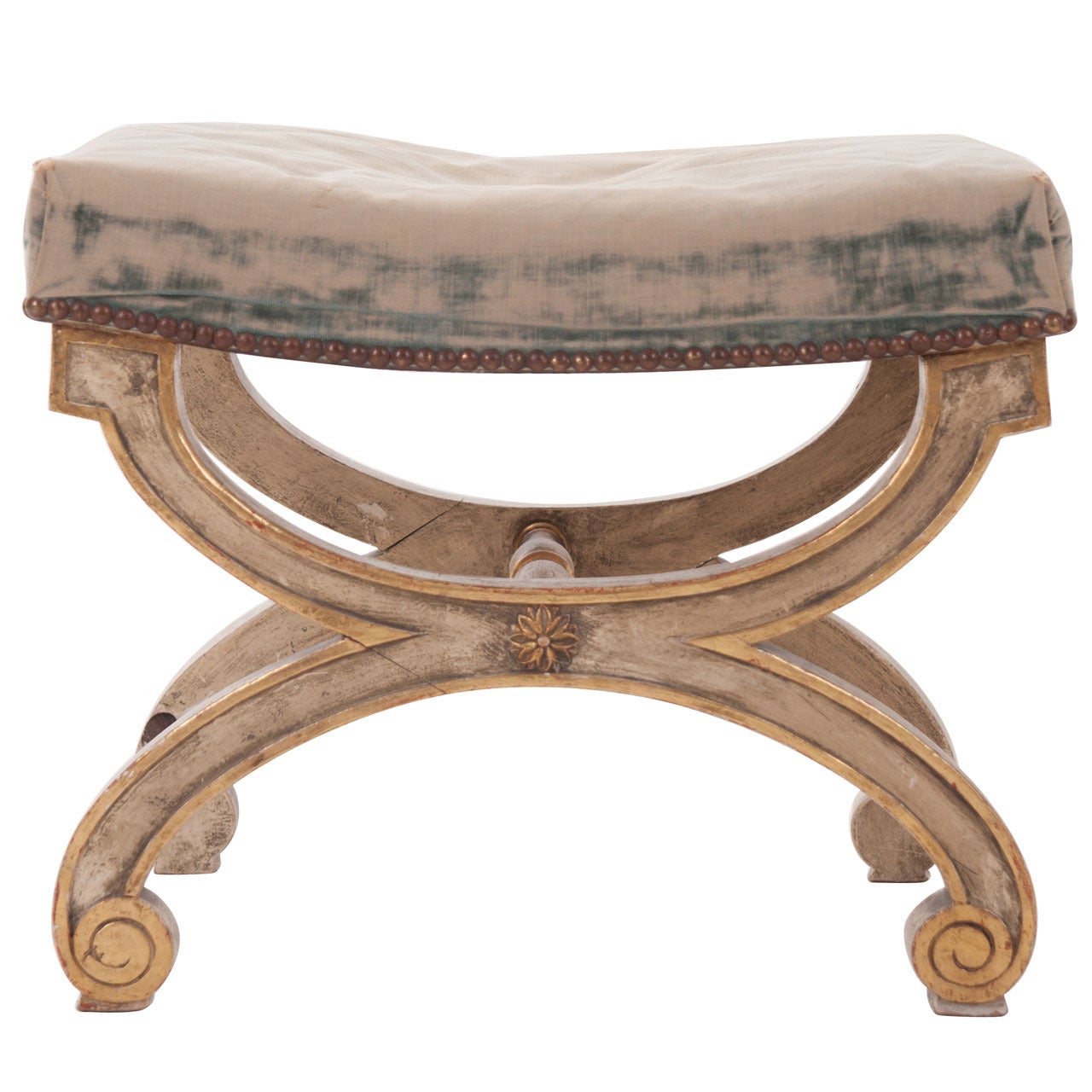 French 19th Century Empire Stool at 1stDibs