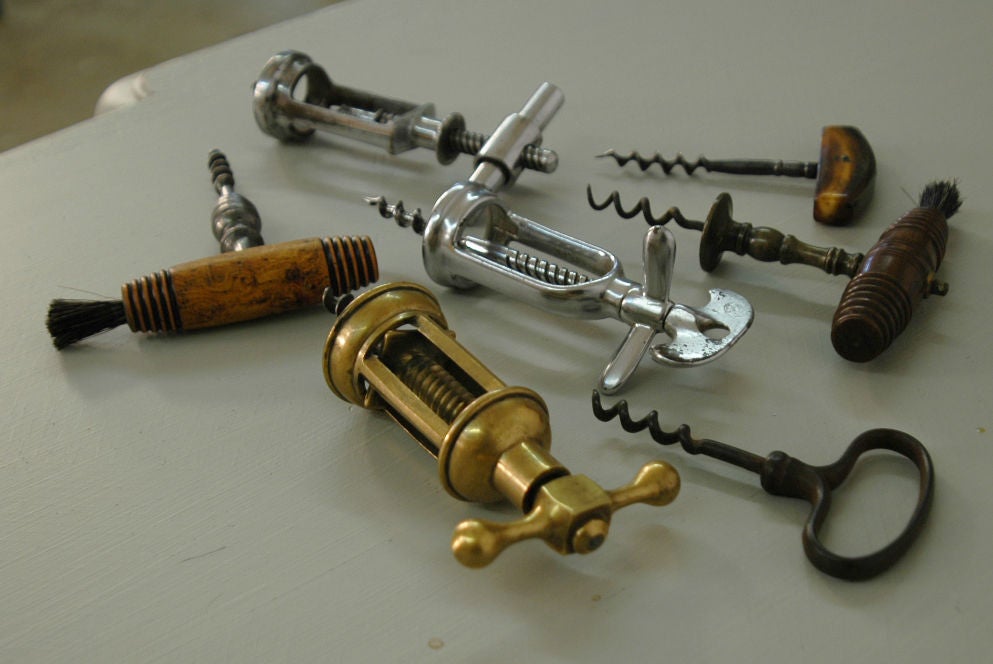 French Collection of 7 Vintage Corkscrews at 1stDibs