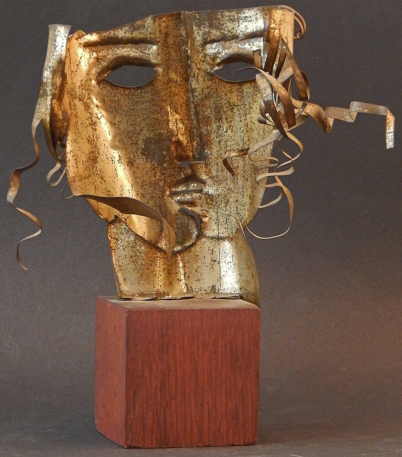 "Cubist Head" Metal Sculpture by Kinzinger, 1927 at 1stDibs | cubist ...
