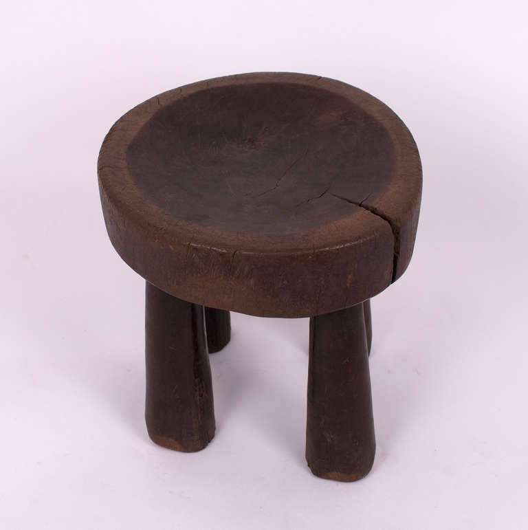Small African Stool at 1stDibs | african foot stool