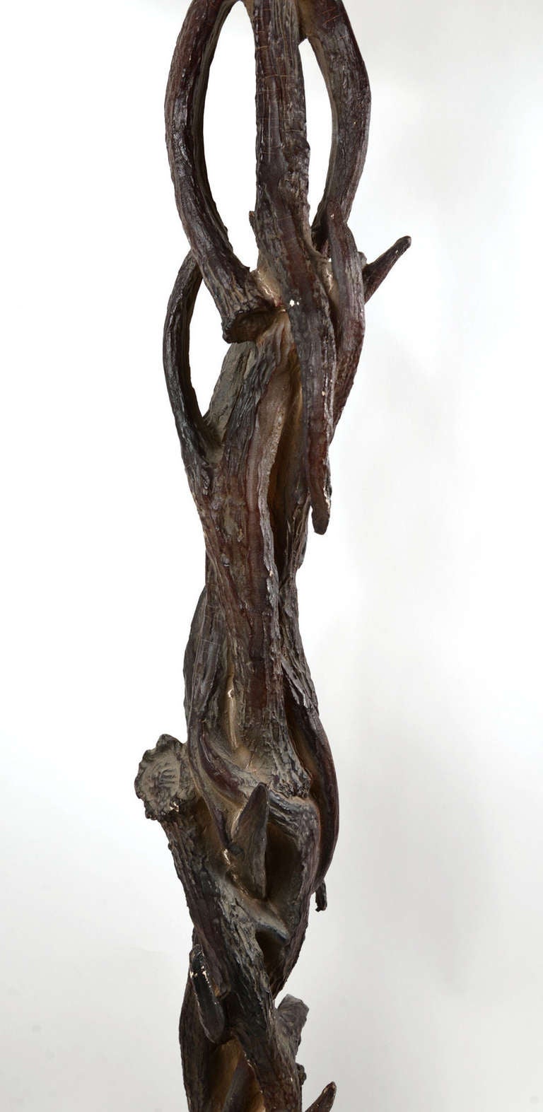 Rustic Stag Prong Floor Lamp at 1stDibs