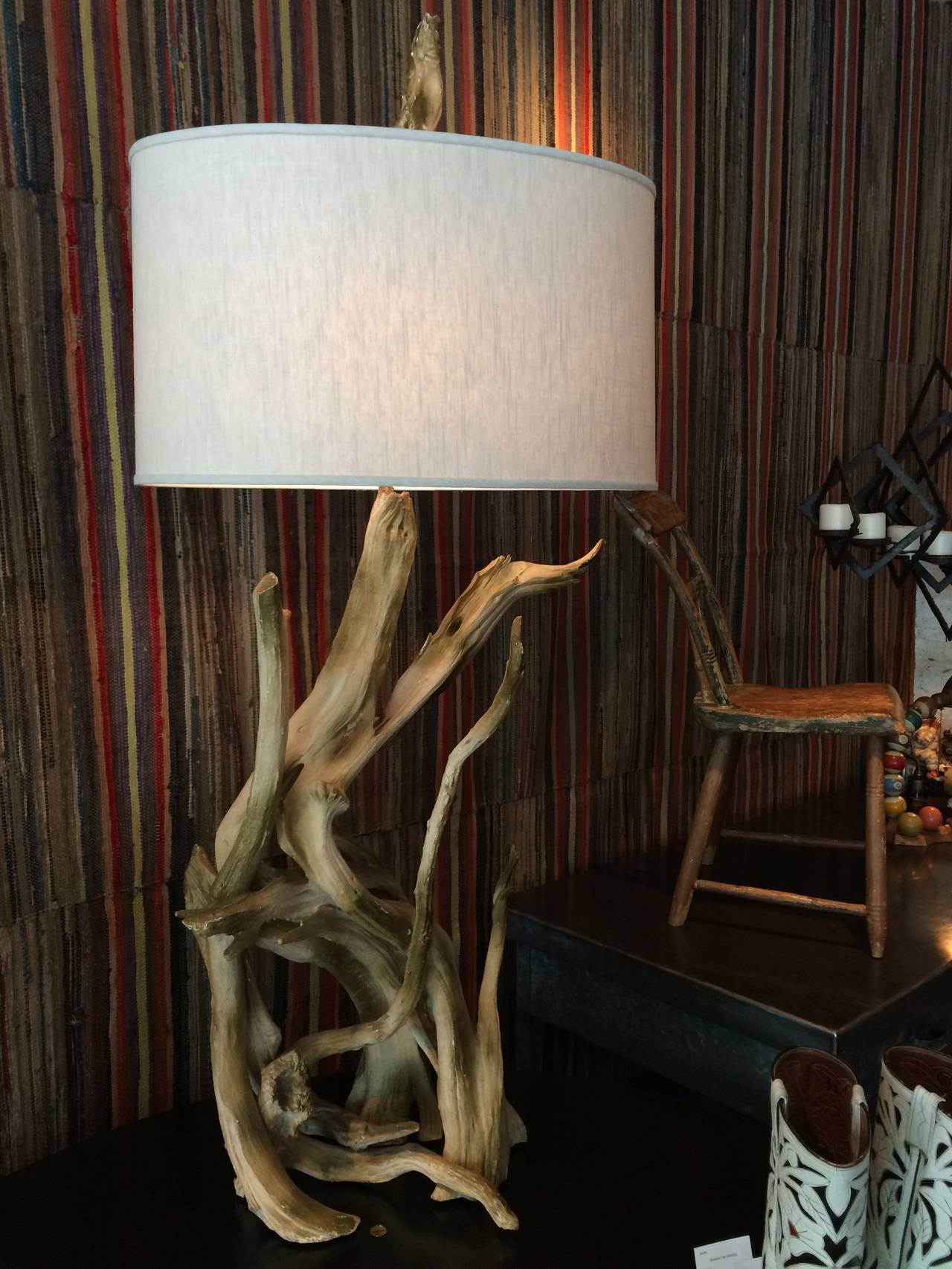 Iconic Driftwood Table Lamp at 1stDibs