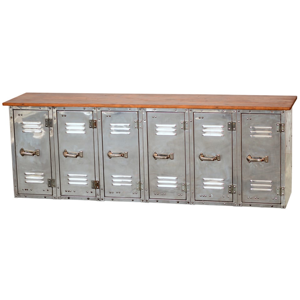 Vintage Polished Ship Locker Set at 1stDibs