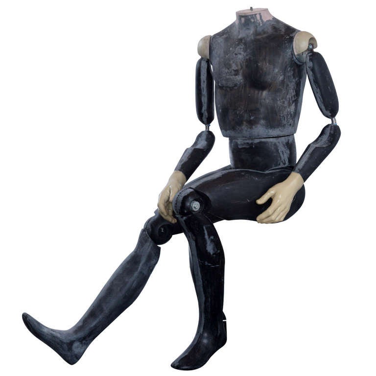 Headless Articulated Forensics Dummy at 1stDibs