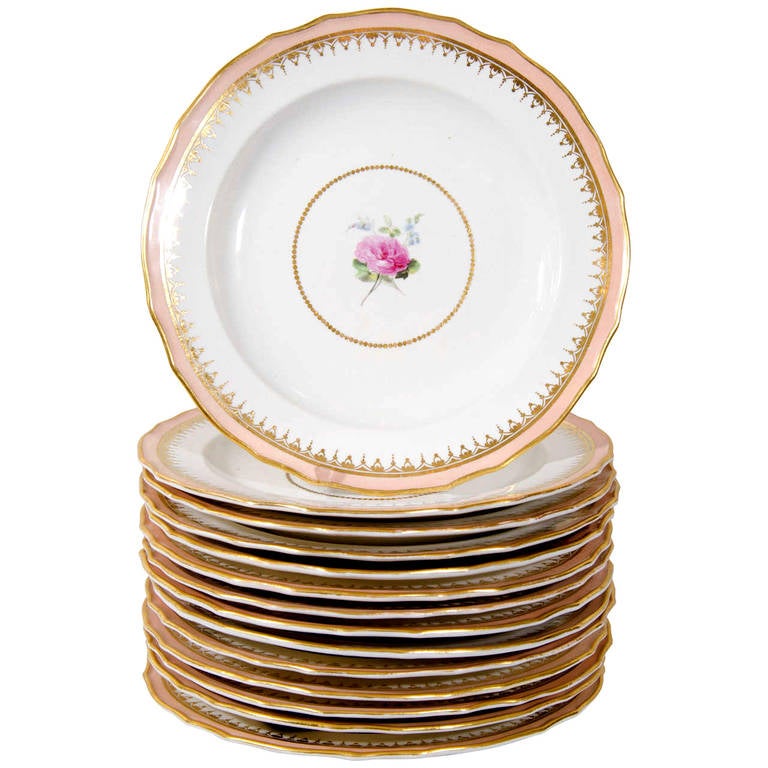 Antique Dishes "Prince of Wales Roses" Pattern at 1stDibs