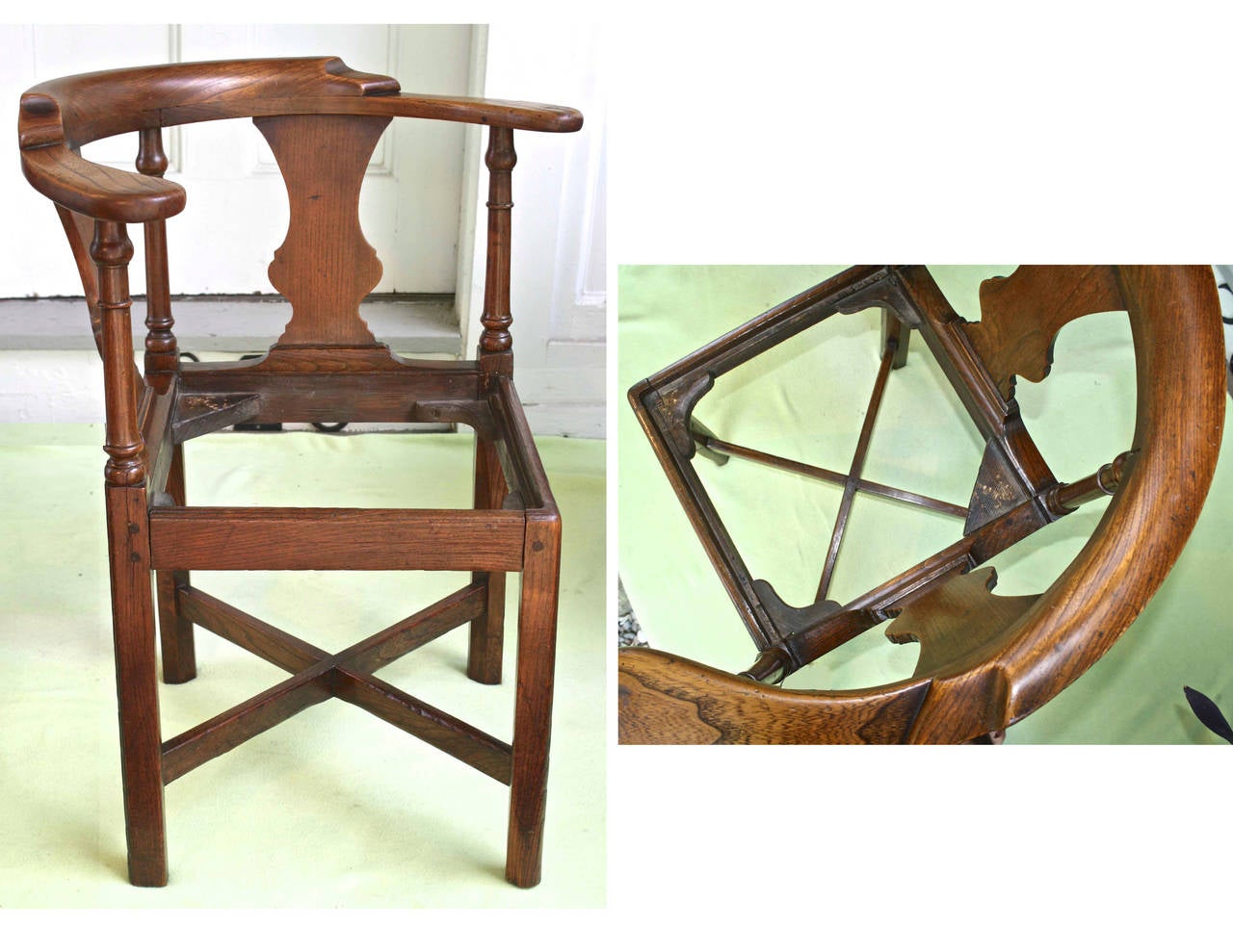 George II Corner Chair at 1stDibs | wooden corner chair, corner chair wood