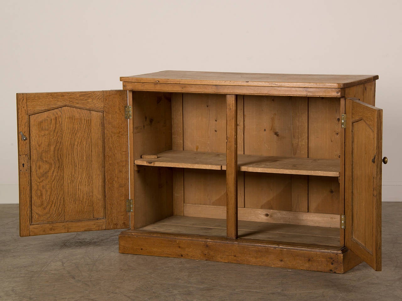 Antique Irish Gothic Revival Oak and Pine Buffet Cabinet circa 1880 at ...