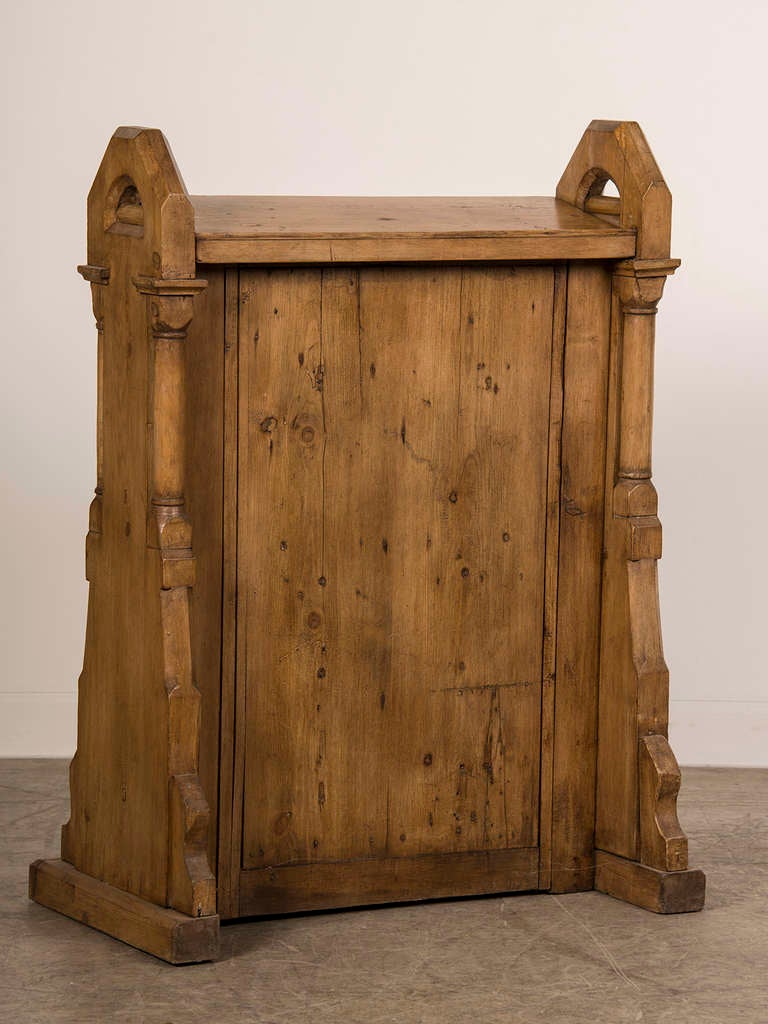 Antique English Gothic Revival Oak and Pine Lectern Book Stand circa ...