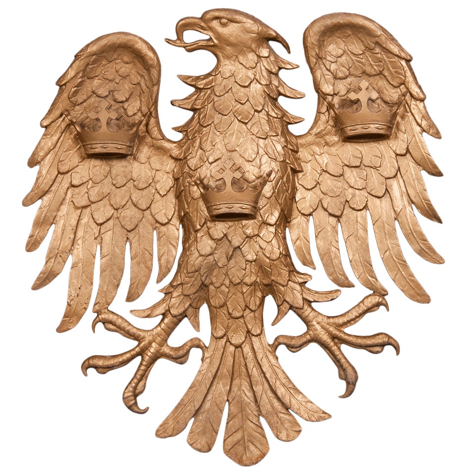 Large Antique Italian Cast Iron Eagle circa 1890 at 1stDibs | large ...