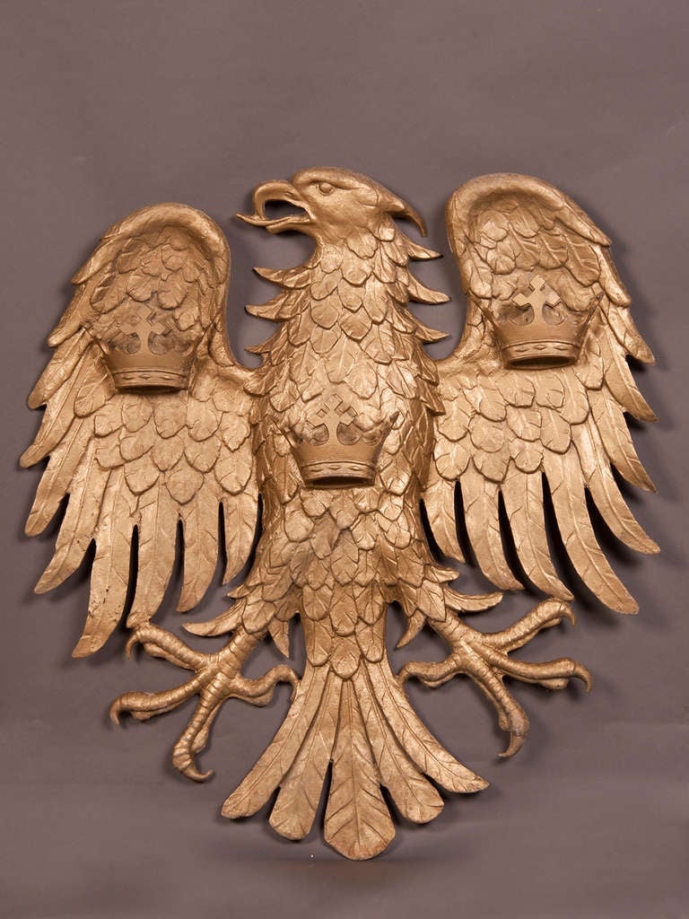 Large Antique Italian Cast Iron Eagle circa 1890 at 1stDibs | large ...