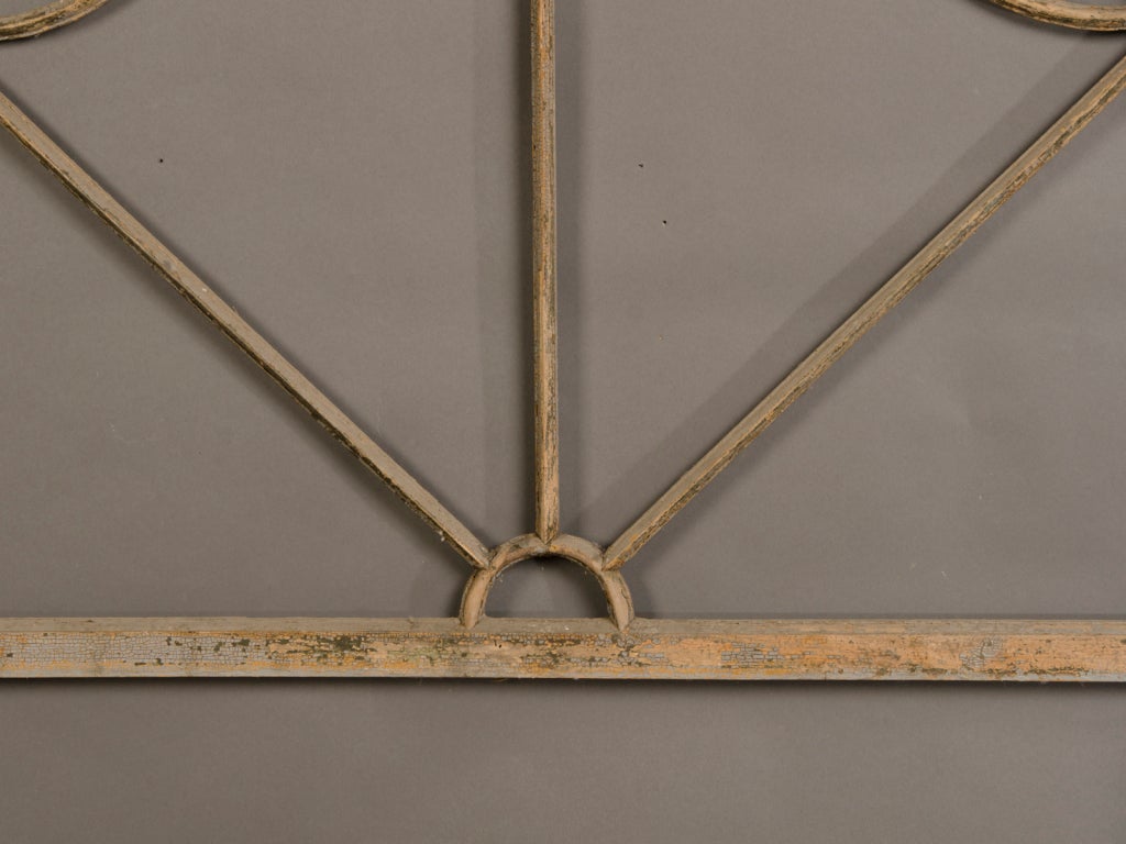 Antique English George III Style Overdoor Painted Timber Window Frame ...