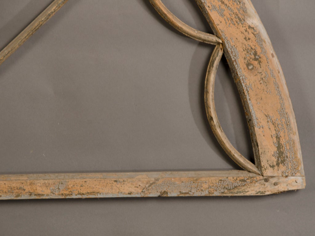 Antique English George III Style Overdoor Painted Timber Window Frame ...