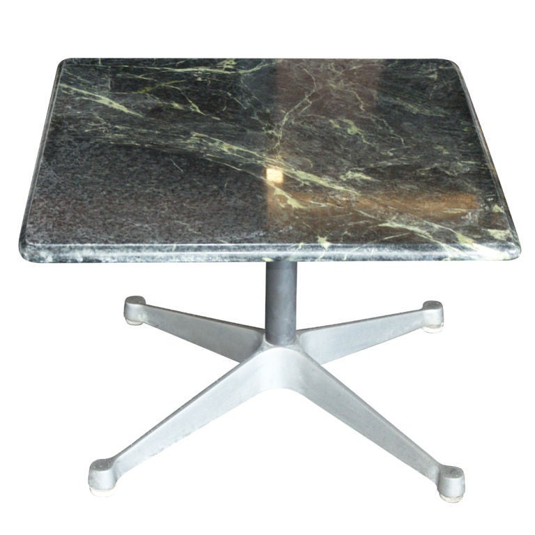 Eames for Herman Miller Green Marble Coffee Table at 1stDibs