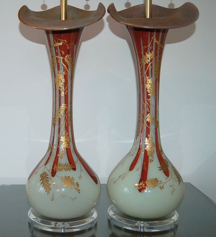 Extremely Rare Jack in the Pulpit Vintage Murano Lamps at 1stDibs