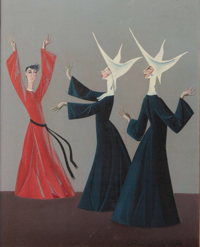 Blind Man's Bluff / Carlo Canevari (1922 - 1996) For Sale at 1stDibs