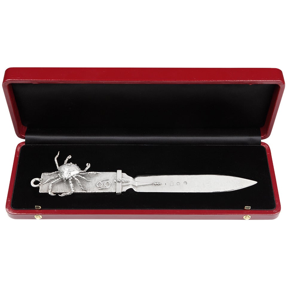 Sterling Silver Letter Opener at 1stDibs