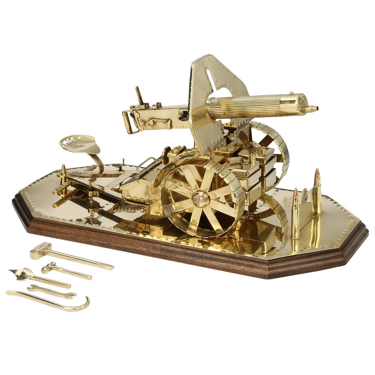 Machine Gun Corps 'Trench Art' Vickers Gun Model at 1stDibs