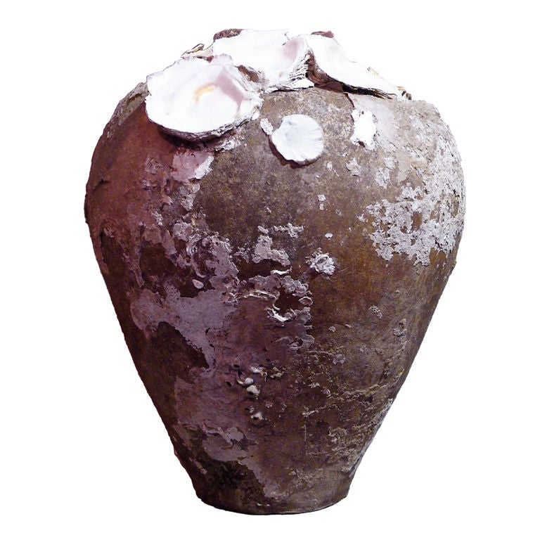 Large Shell Encrusted Shipwreck Jar at 1stDibs