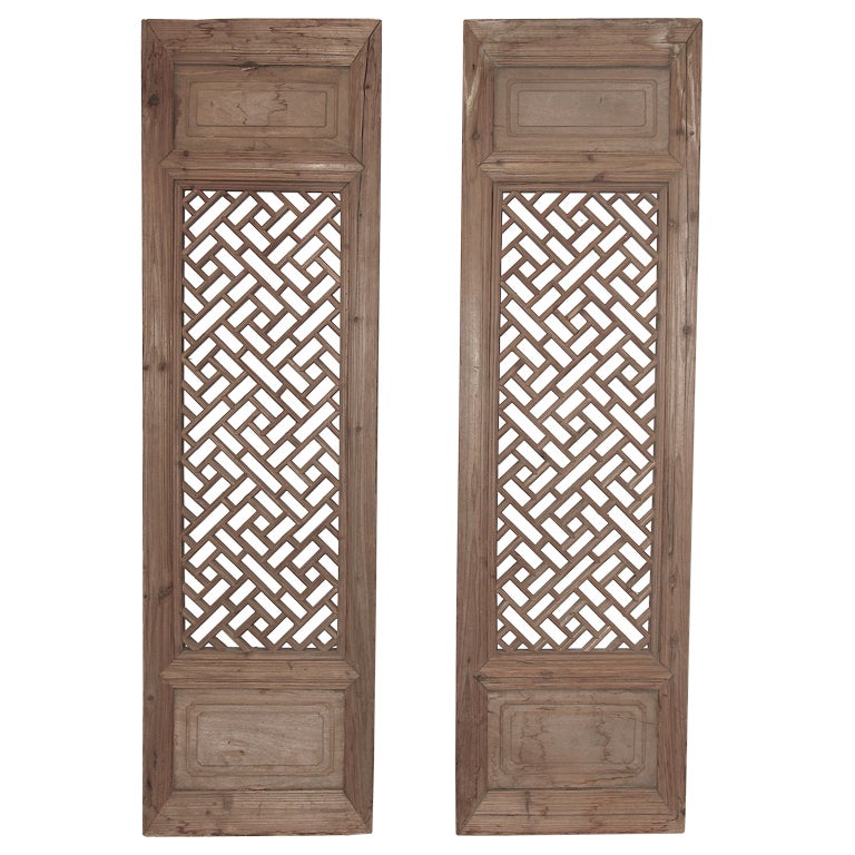 Pair of 18th Century Window Screens at 1stDibs