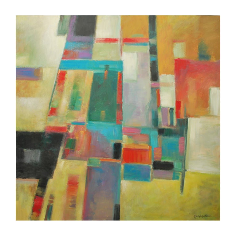 Signed Original Abstract Painting at 1stDibs