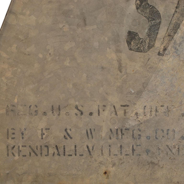 Antique Windmill Tail with Advertising at 1stDibs | windmill tail fin