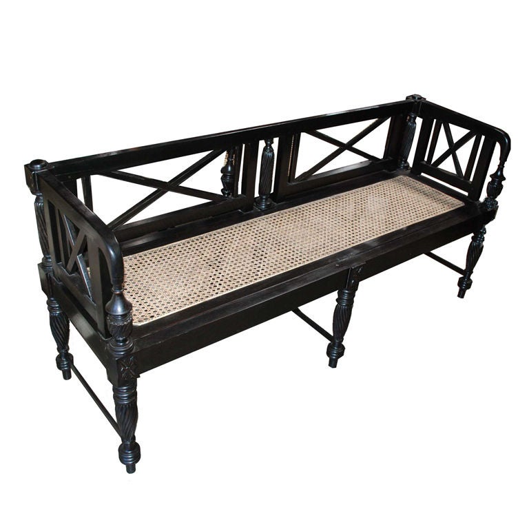British Colonial Bench, 20th century at 1stDibs